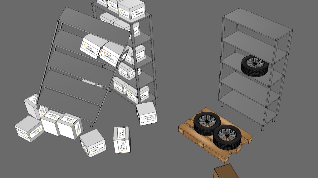 Model a Physics Container | Visual Components Academy