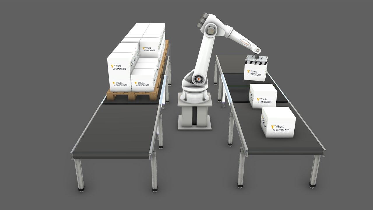 Simulate a Depalletizing Operation | Visual Components Academy