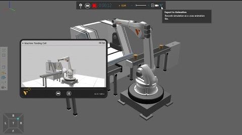 Record a Simulation as Animation | Visual Components Academy