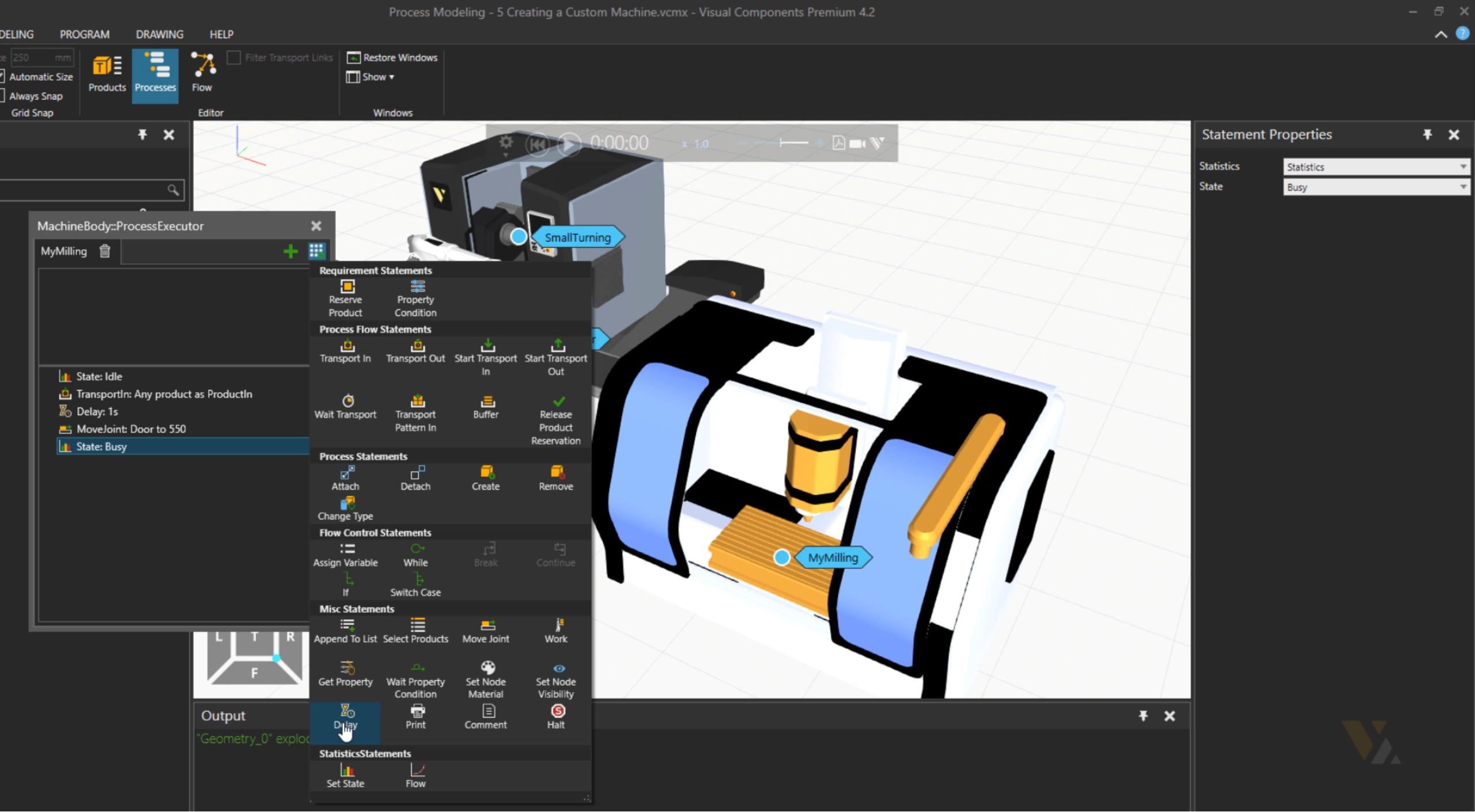Creating A Custom Machine Visual Components Academy 5133