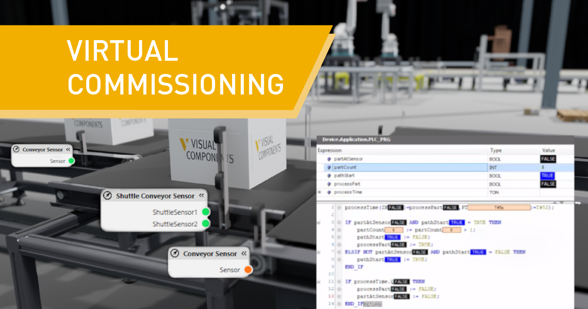 Using Visual Components for Virtual Commissioning Using Visual Components for Virtual Commissioning